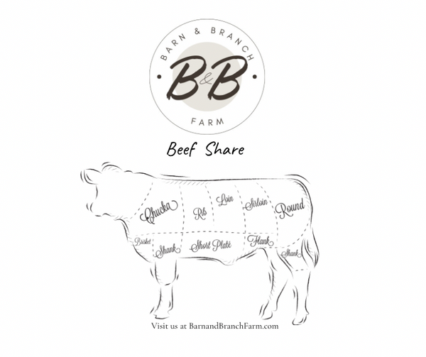 Half Beef Share- Deposit – Barn and Branch Farm